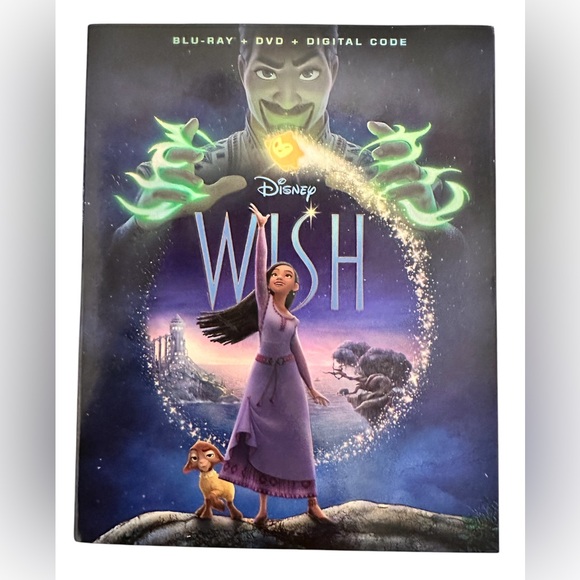 Disney | Media | New Disneys Wish 224 Blu Raydvddigital Code Wslipcover ...